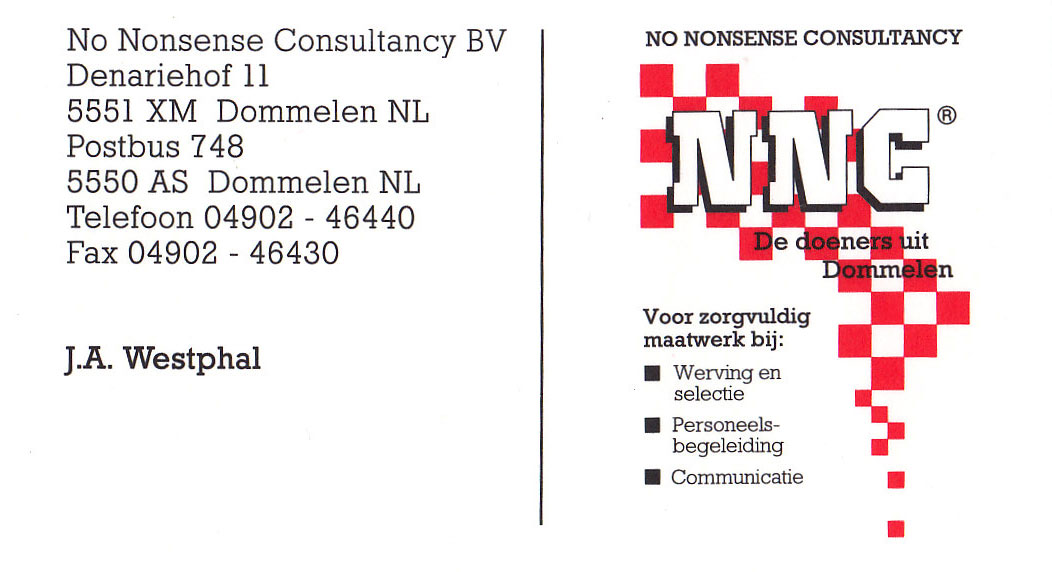 OOK EEN SLIMME VENT – Ton Westphal + No Nonsense